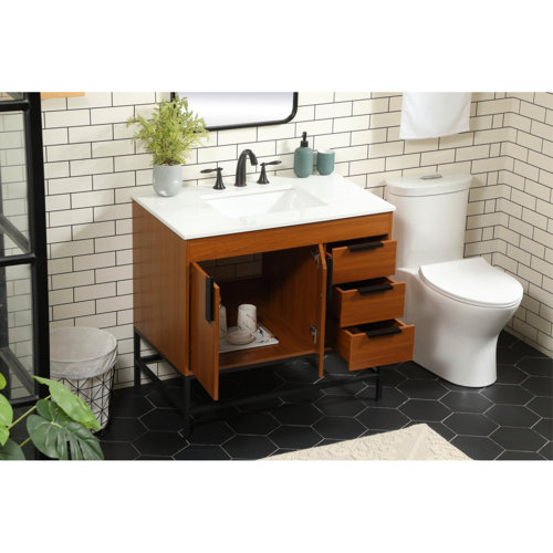 Wayfair | 36 Inch Brown Single Vanities You'll Love in 2023