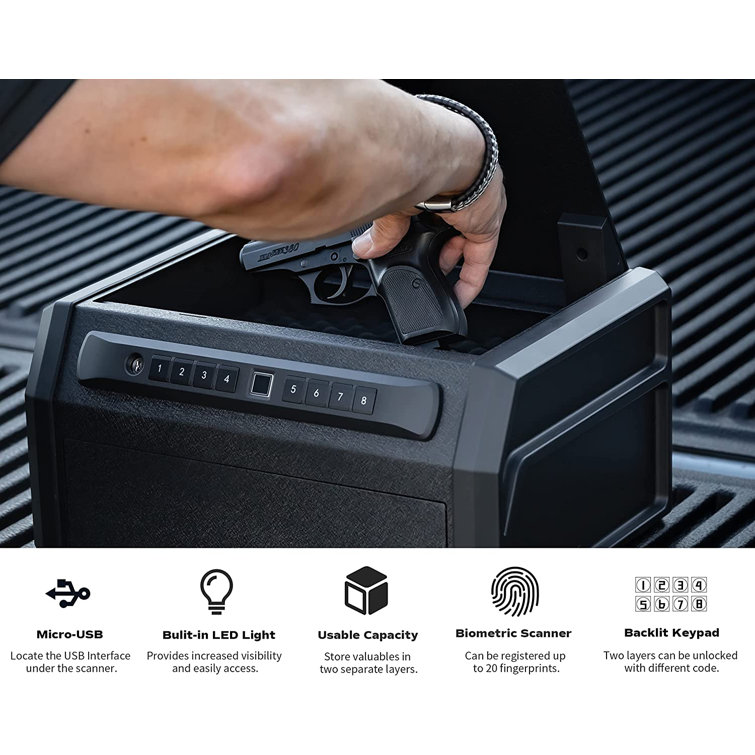 Belleze Gun Safe Lock | Wayfair