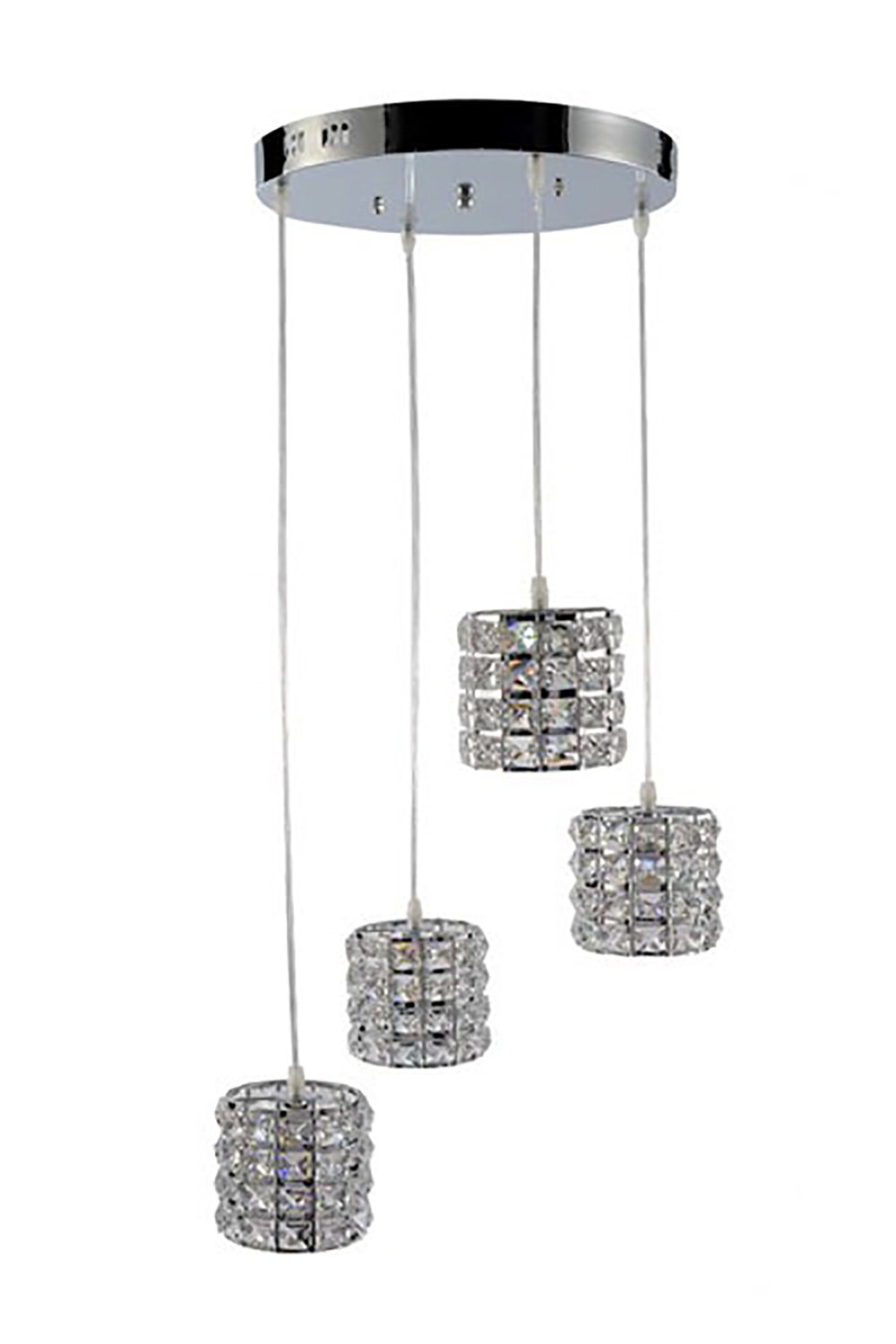 House of Hampton® Pennebaker 4 - Light Cluster Cylinder Pendant | Wayfair