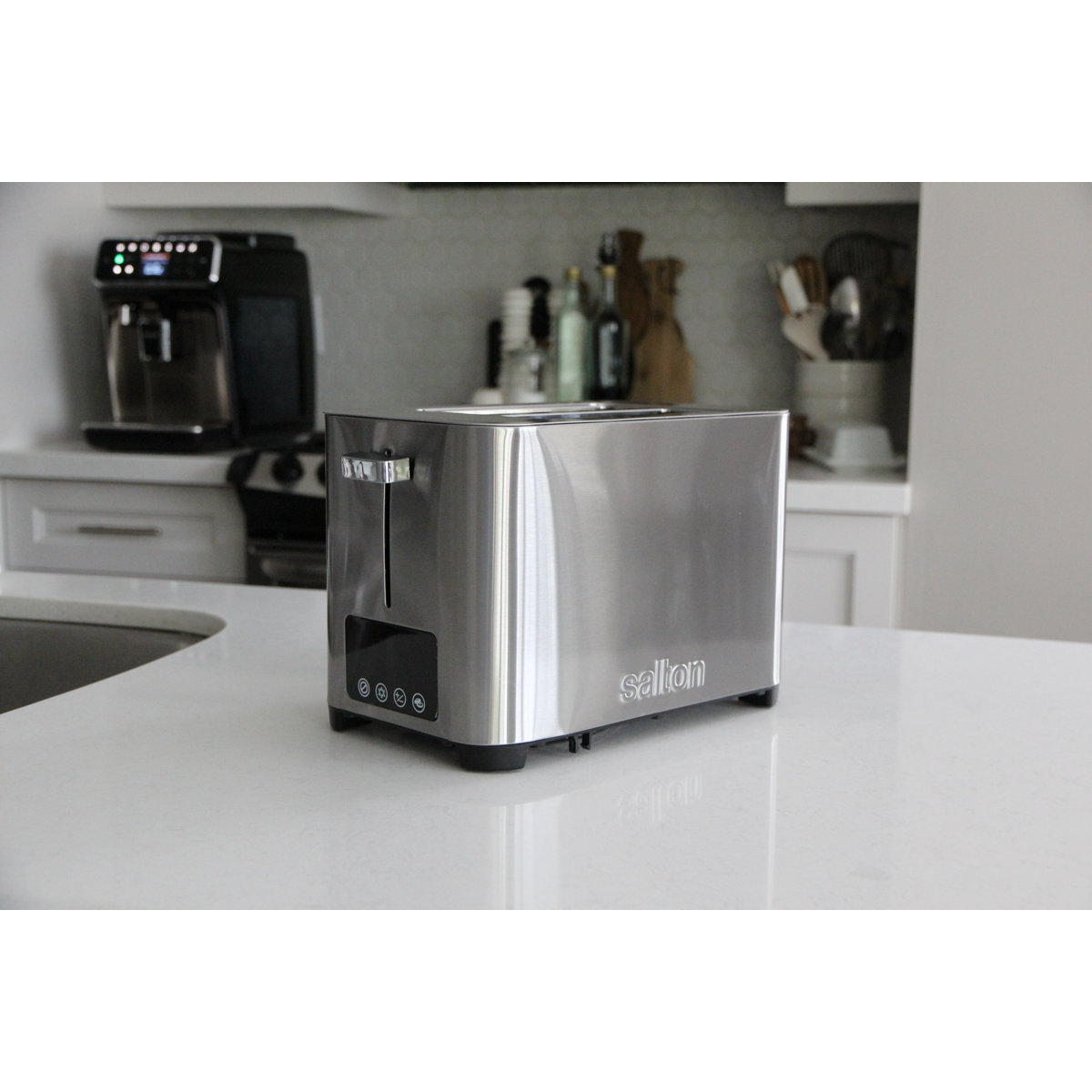 Salton 2 Slice Digital Stainless Steel Toaster & Reviews | Wayfair