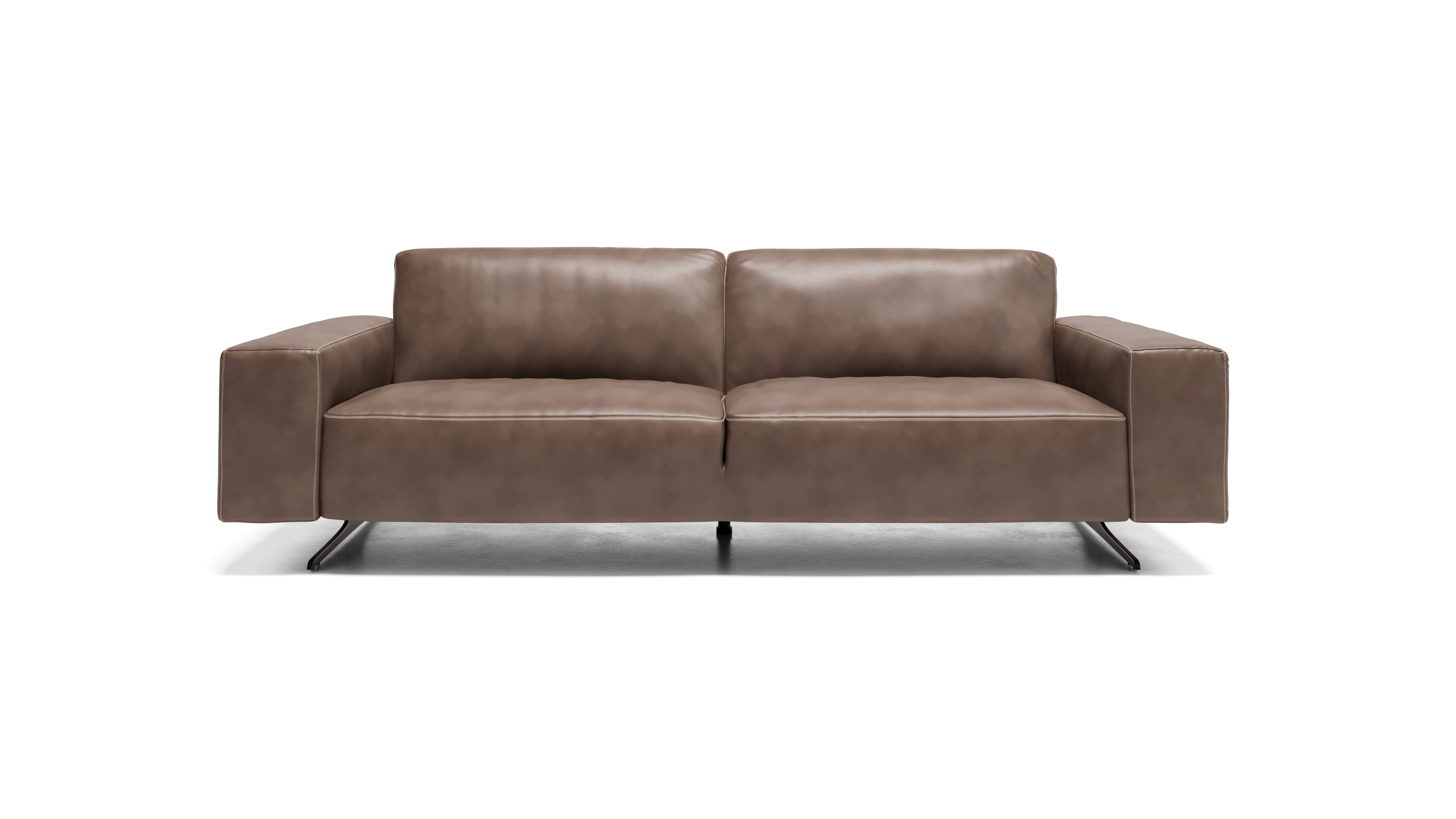 Laurel Foundry Modern Farmhouse Decker Sofa In Mocca Leather - Wayfair ...