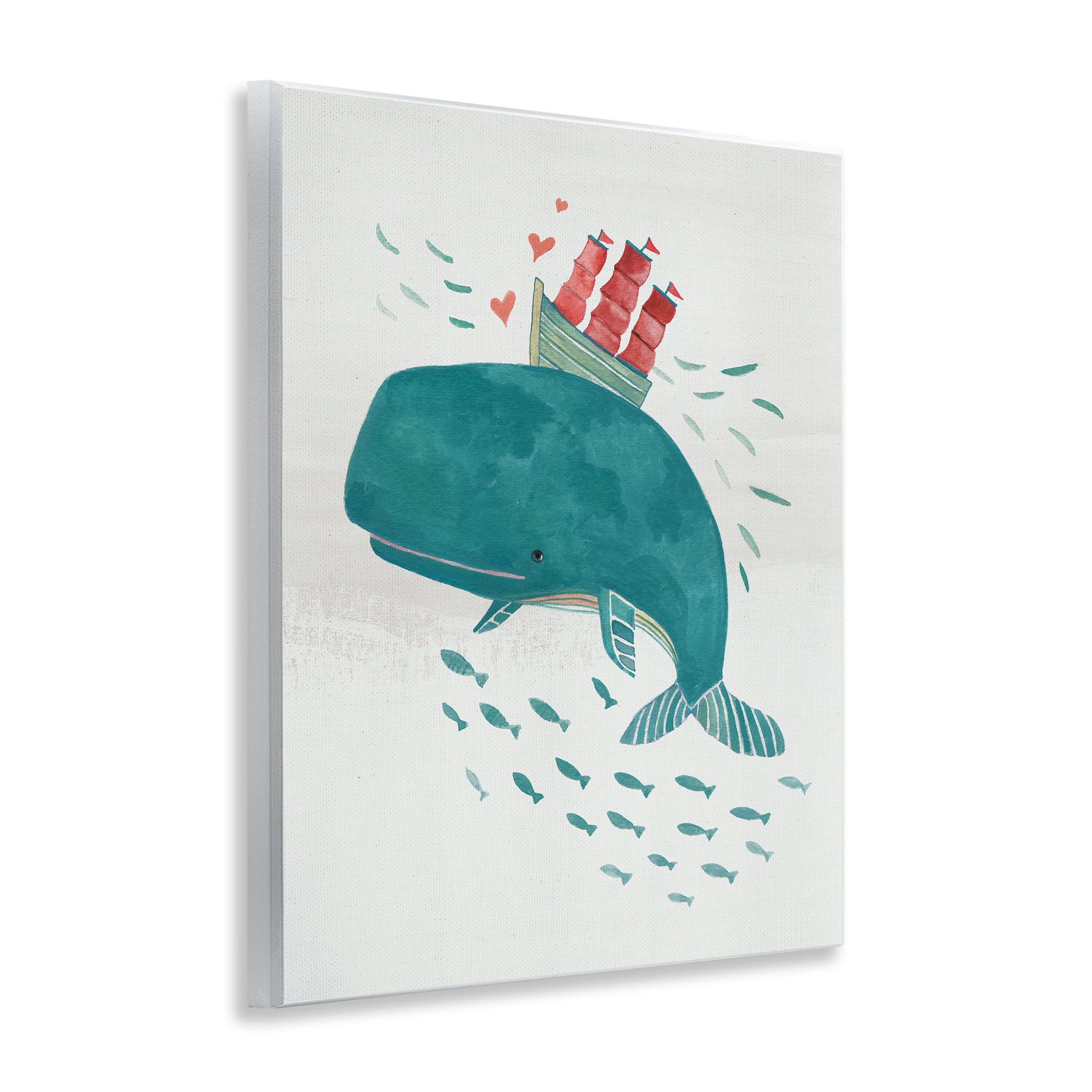 Winston Porter Whale & Sailboat Diving Wall Plaque Art by Irene Chan ...