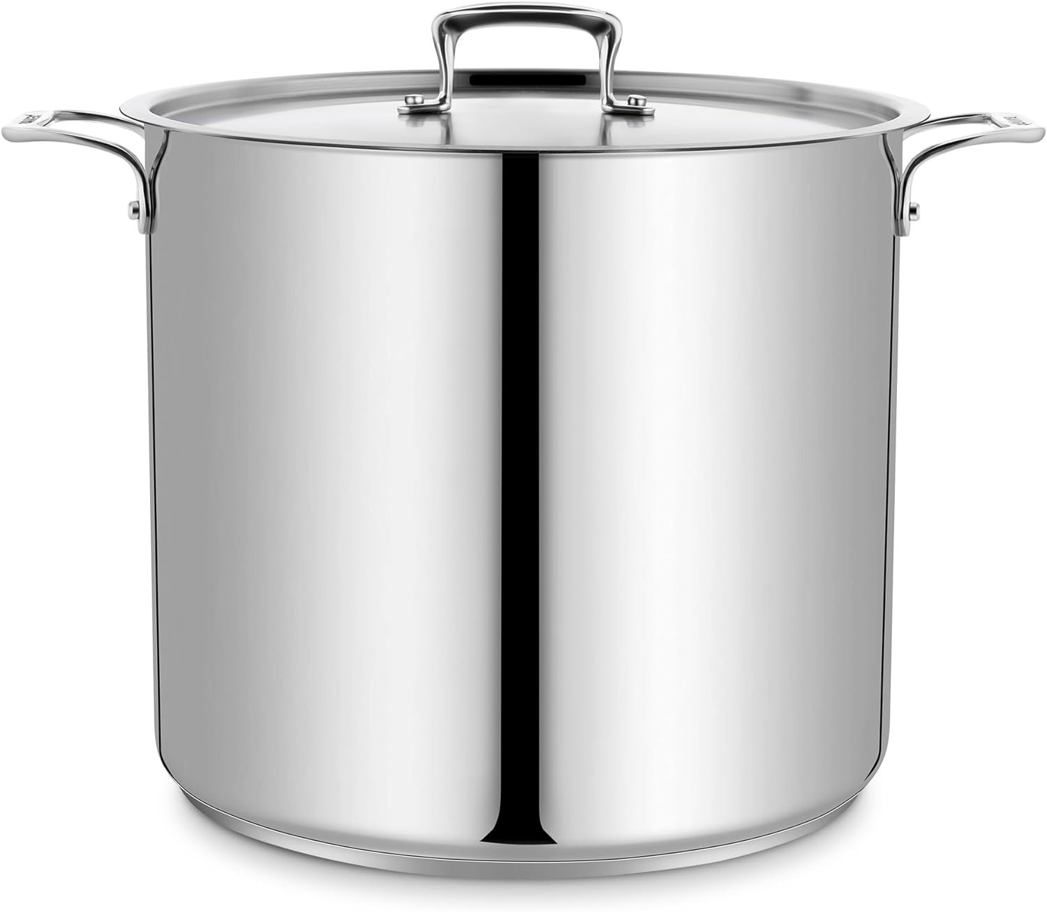 Lifemaster Stockpot – 24 Quart – Brushed Stainless Steel – Heavy Duty ...