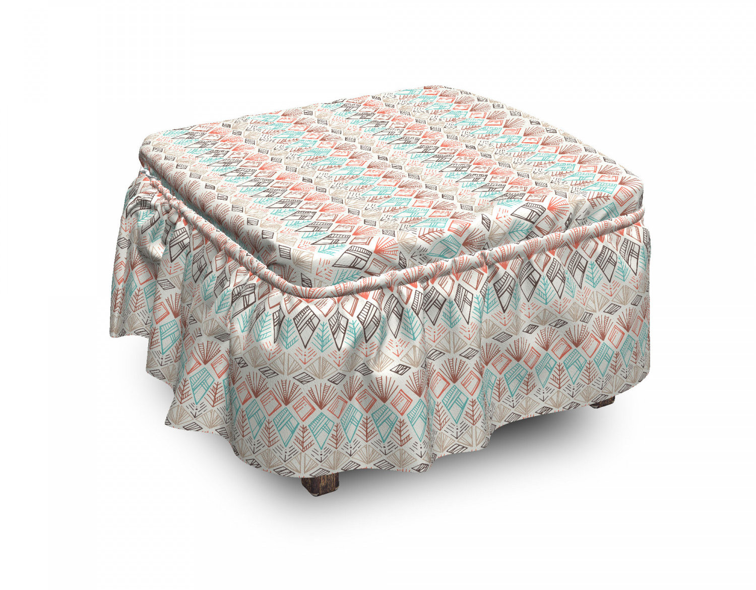 East Urban Home Peruvian Ottoman Slipcover | Wayfair