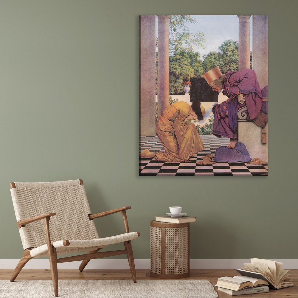Ebern Designs Lady Ursula by Maxfield Parrish Gallery Wrapped Canvas ...