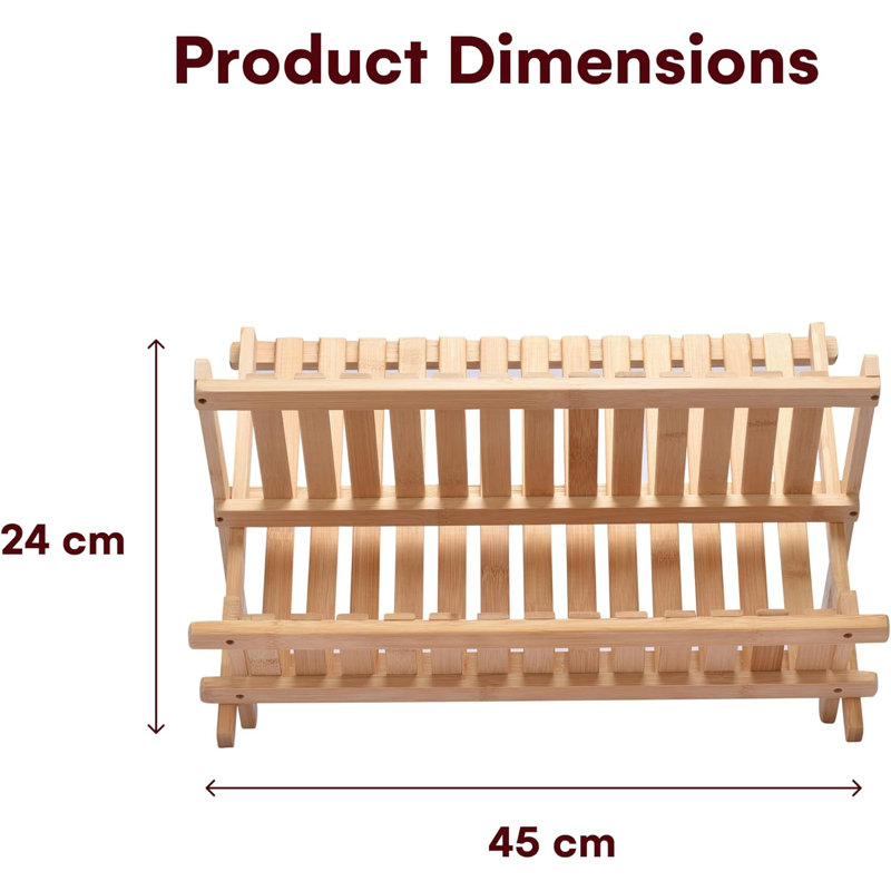 Shimano Bamboo Dish Rack | Wayfair