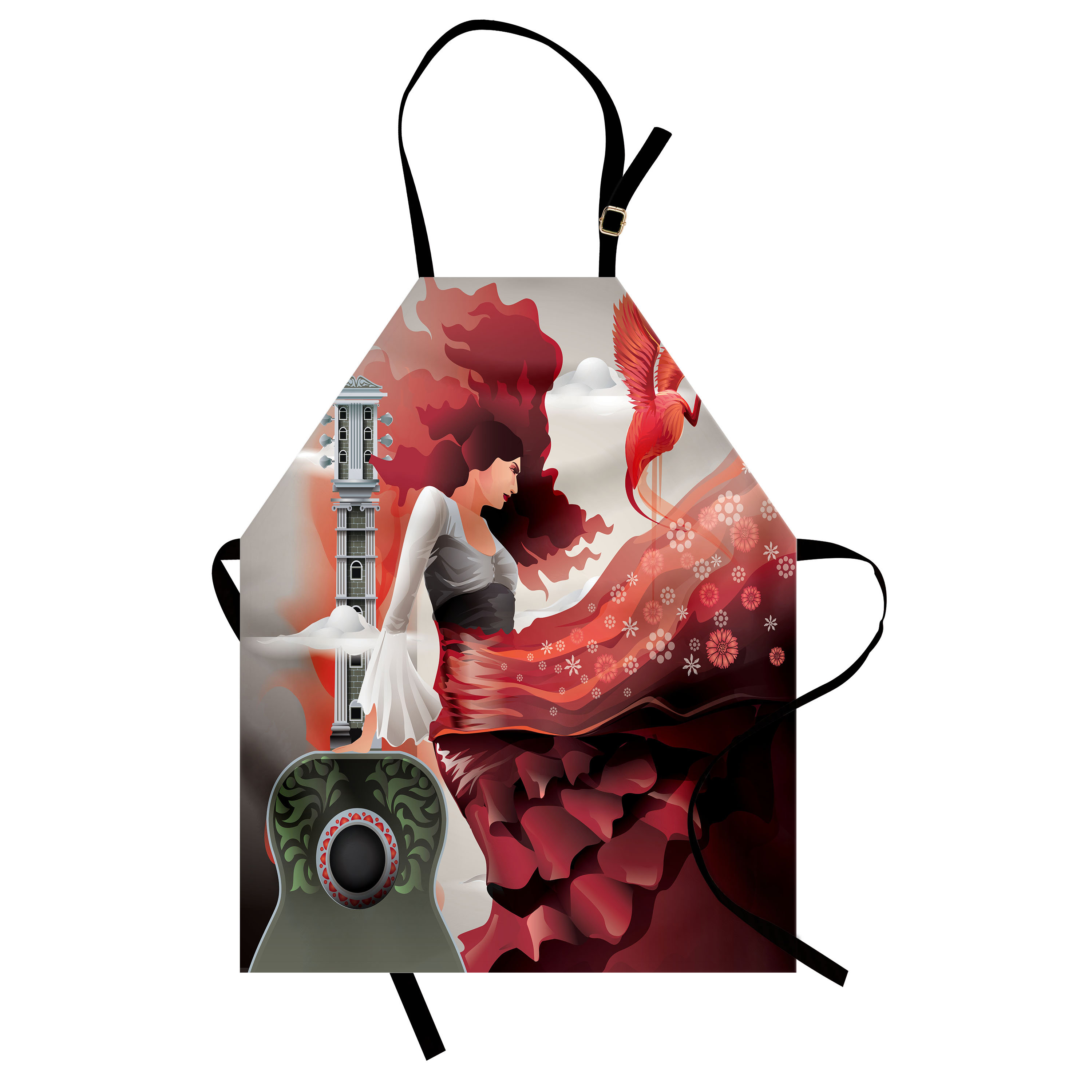 East Urban Home Spanish Apron, Cooking Gardening, Adult Size ...