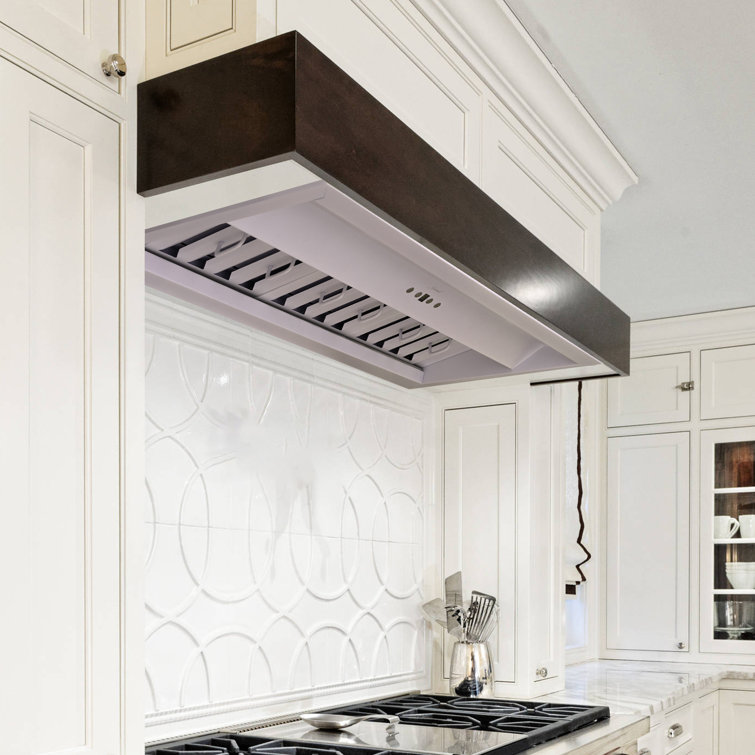 Akicon 36 inch Range Hood Insert 600 CFM with Baffle Filter and Light ...