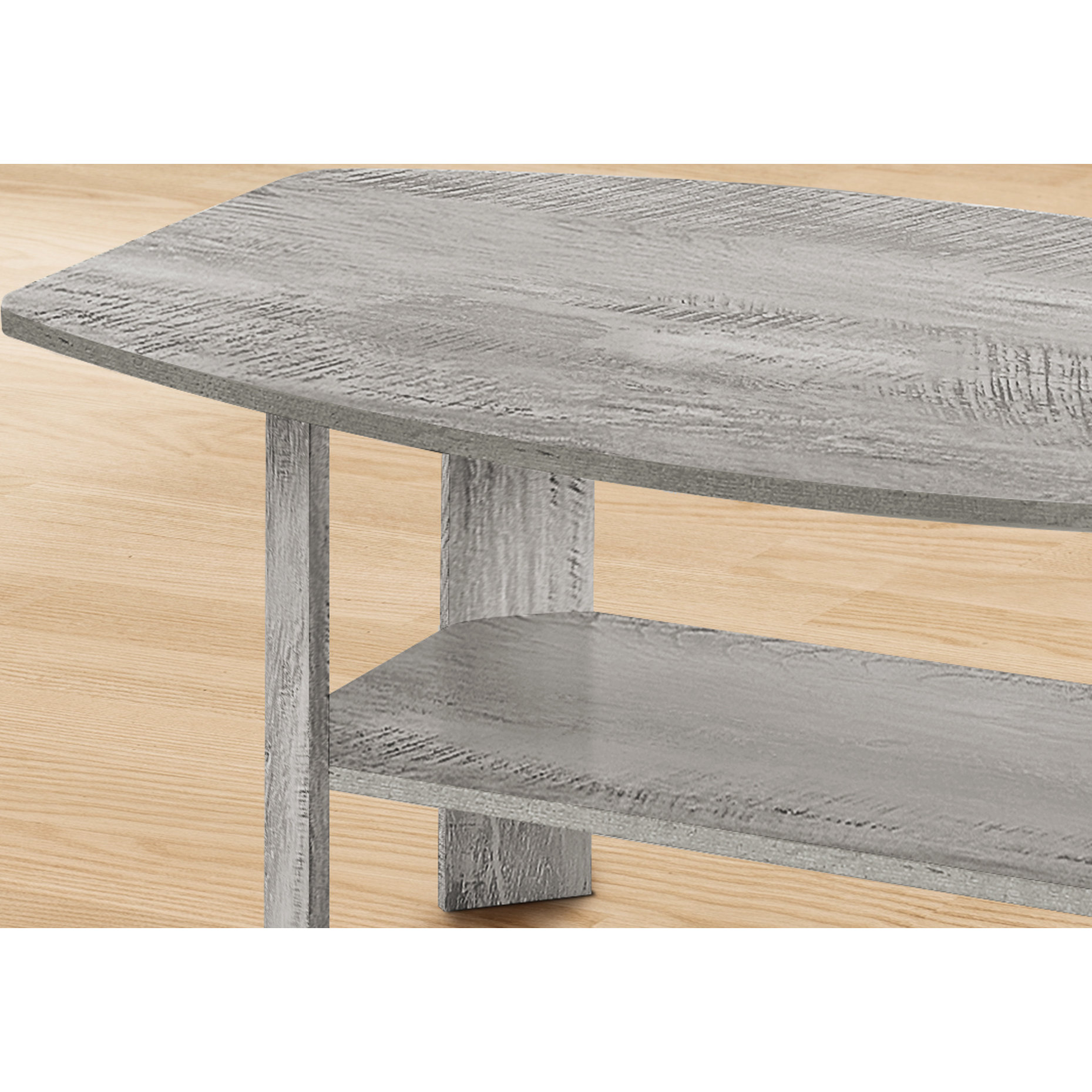 Banior Elegant Grey Living Room Table For Decor: Coffee, End & Side ...
