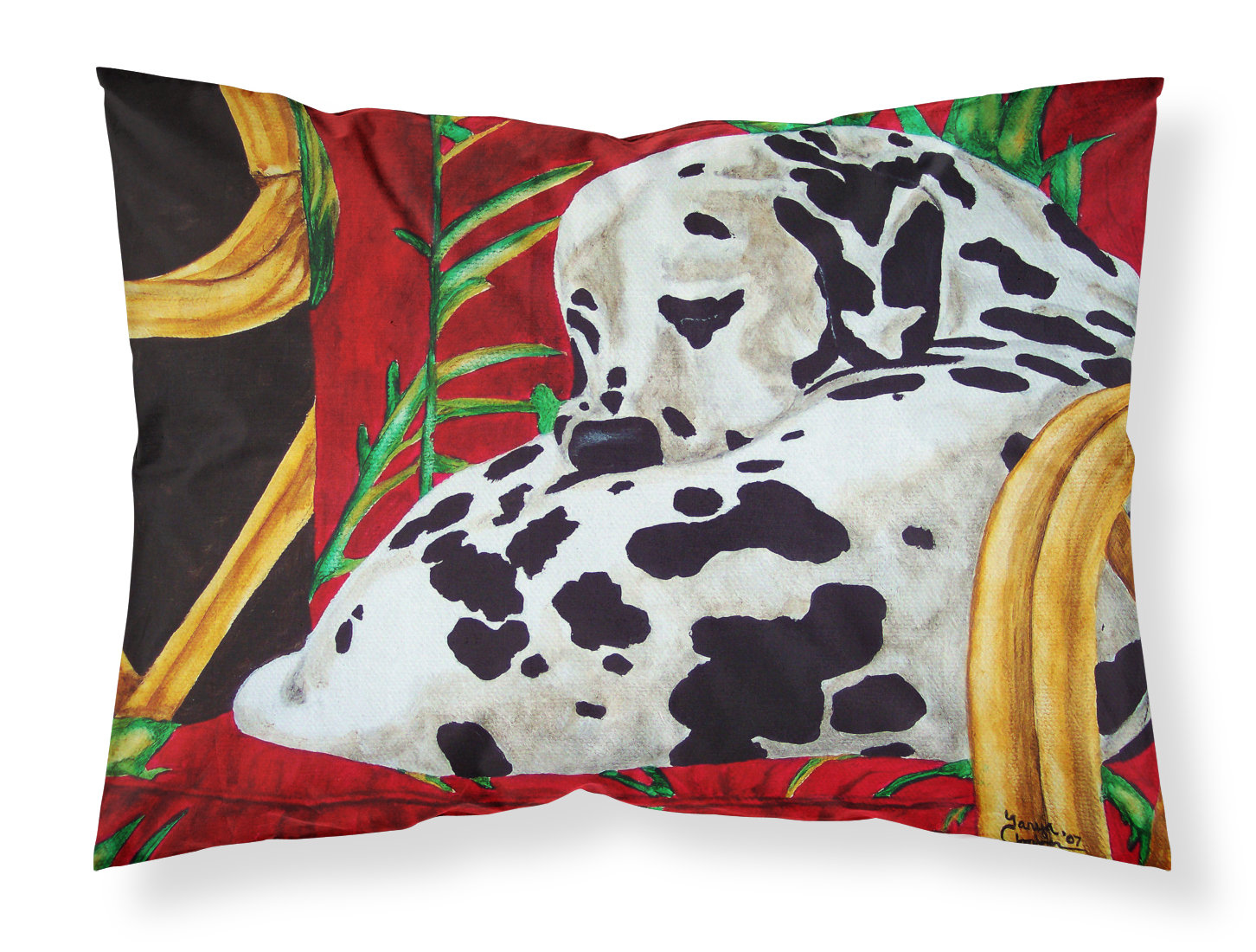 Caroline's Treasures Sunday Nap Dalmatian Pillowcase | Wayfair