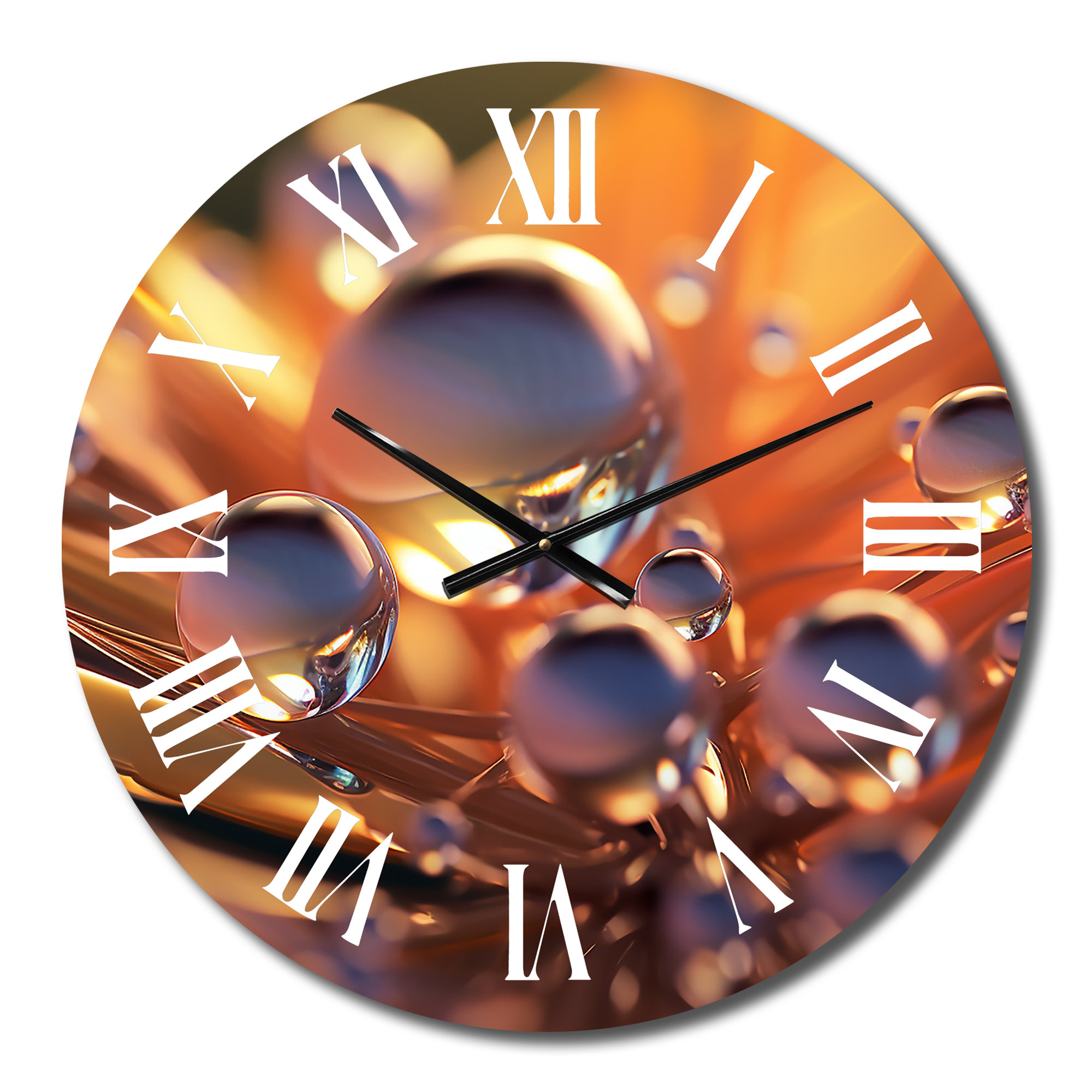 Design Art Morning Dew Pearls Tender Sunshine Reflections II Metal Wall ...