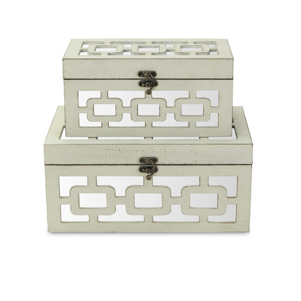 Cheungs 2 Piece Decorative Box Set & Reviews | Wayfair