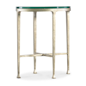 M Cora Oval Glass End Table | Wayfair