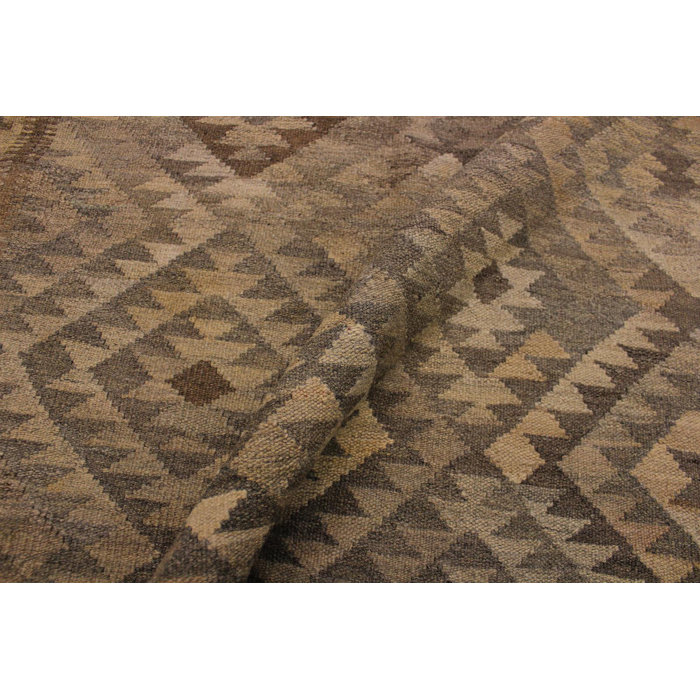 Isabelline Madee Geometric Handmade Rectangle 5'4" x 6'7" Wool Area Rug ...