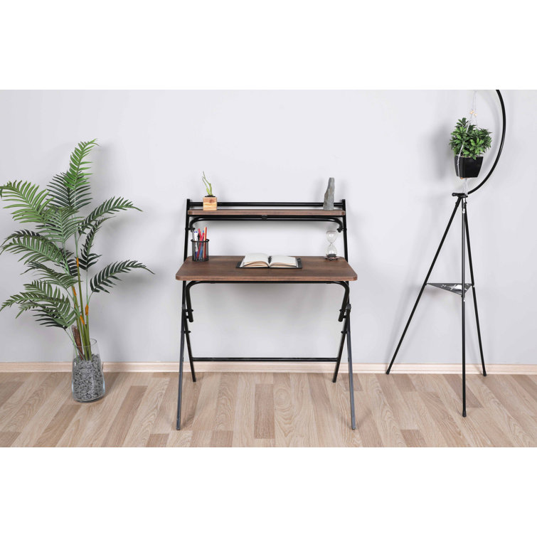East Urban Home Metal Base Writing Desk | Wayfair