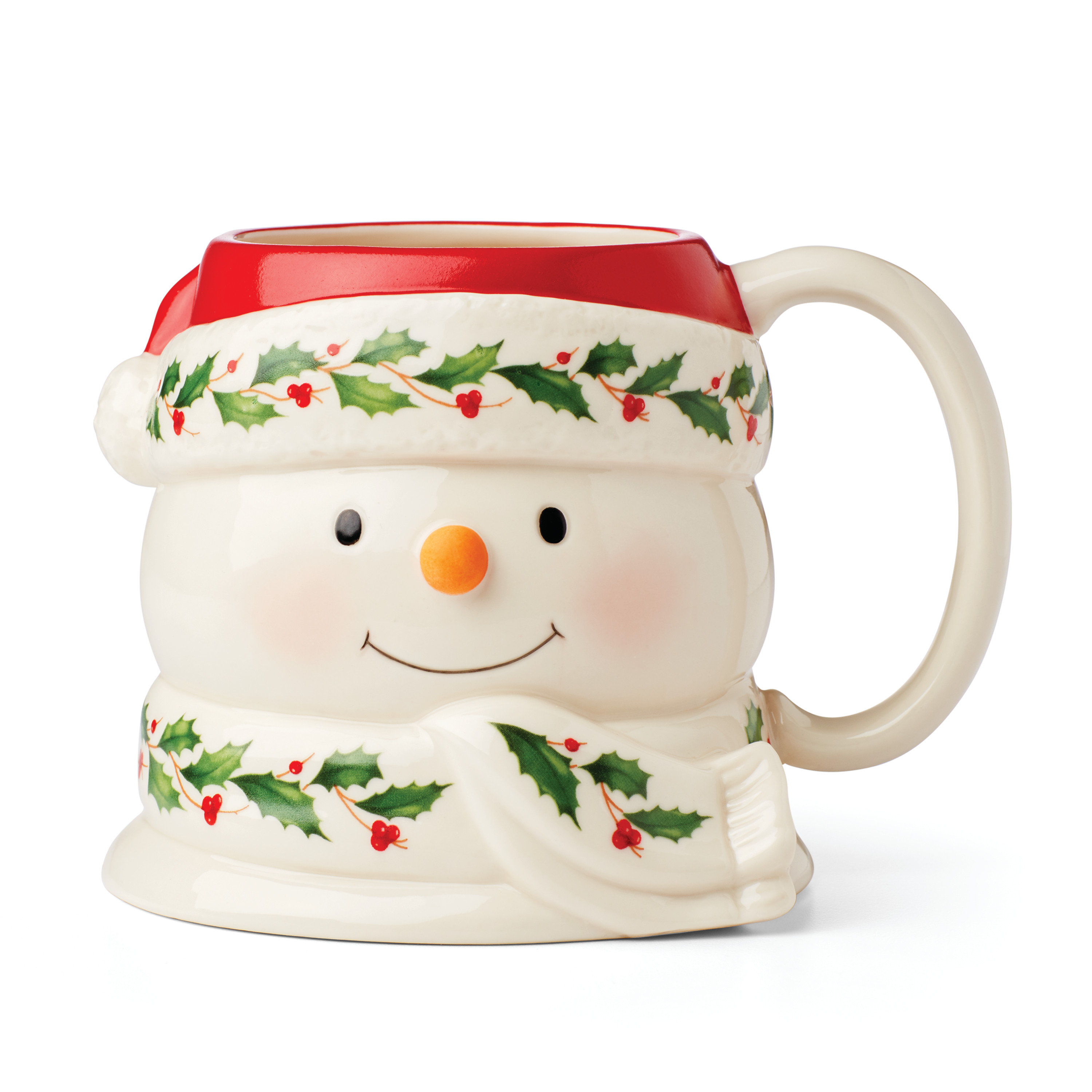 Lenox HOLIDAY FIGURAL Holiday Snowman Mug | Wayfair