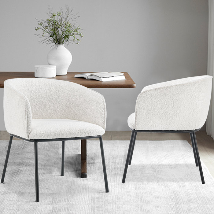 Corrigan Studio® Omak Dining Accent Arm Barrel Chair | Wayfair