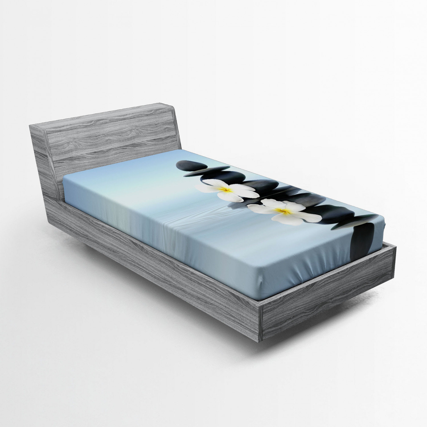 Ambesonne Spa Fitted Sheet | Wayfair