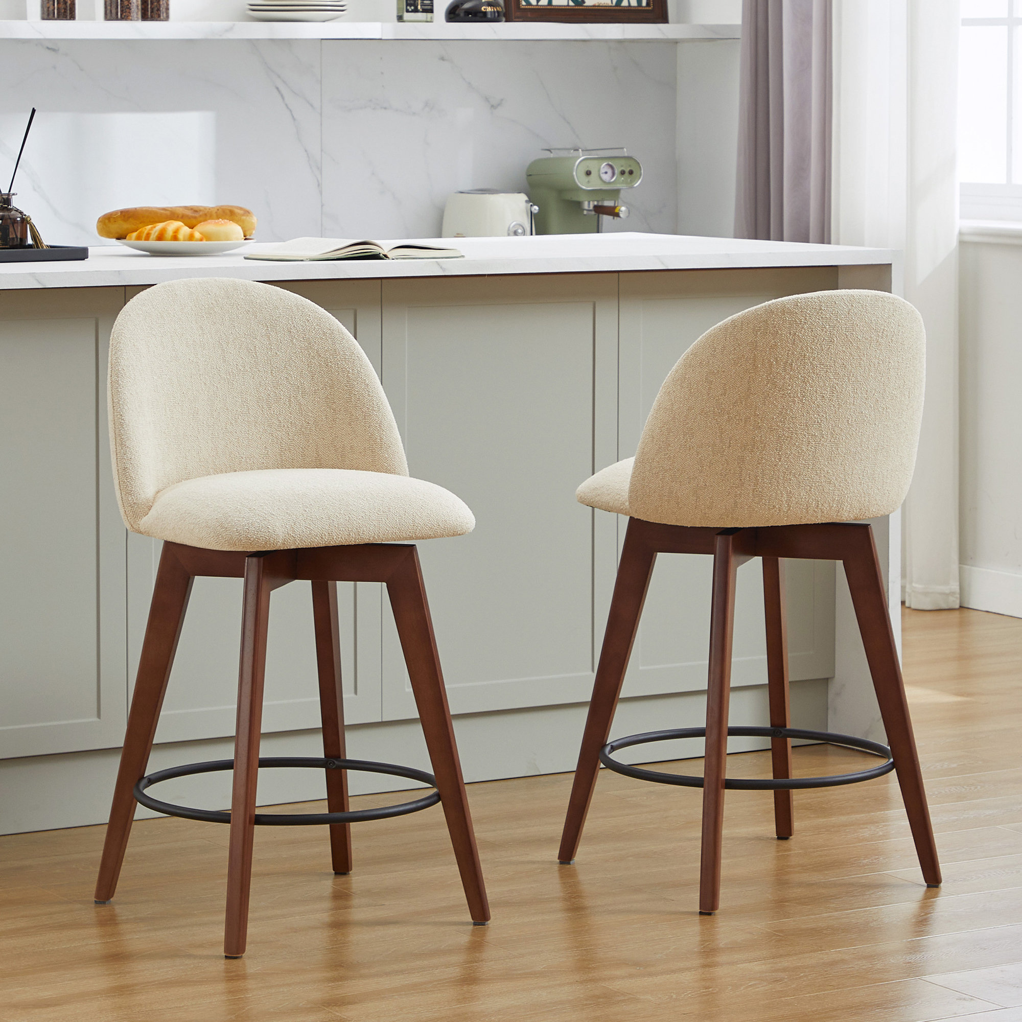 George Oliver Lovetro 68.1cm Swivel Bar Stool & Reviews | Wayfair.co.uk