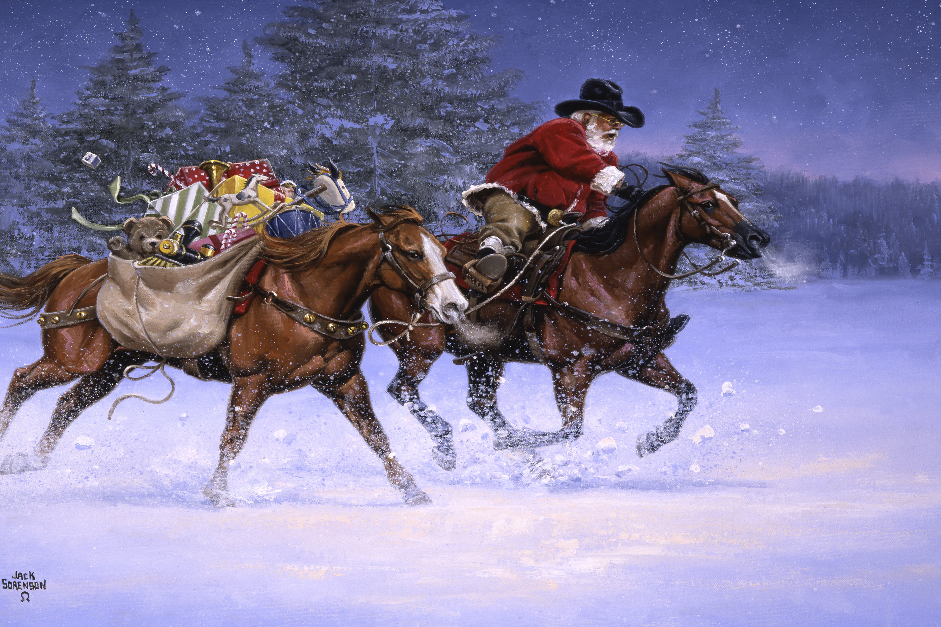 The Holiday Aisle® Christmas Rush by Jack Sorenson - Wrapped Canvas ...