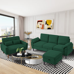 Green Living Room Sets You'll Love | Wayfair