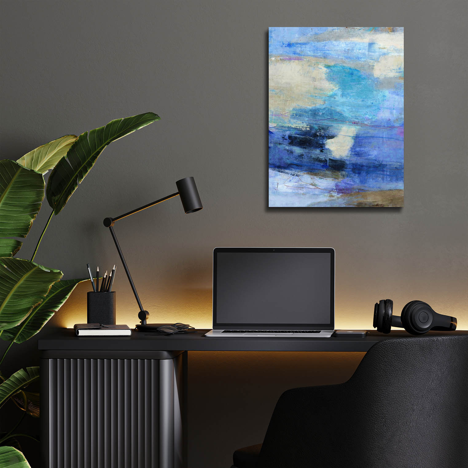 Wrought Studio «Blue Wave 1» par Suzanne Nicoll - Wayfair Canada