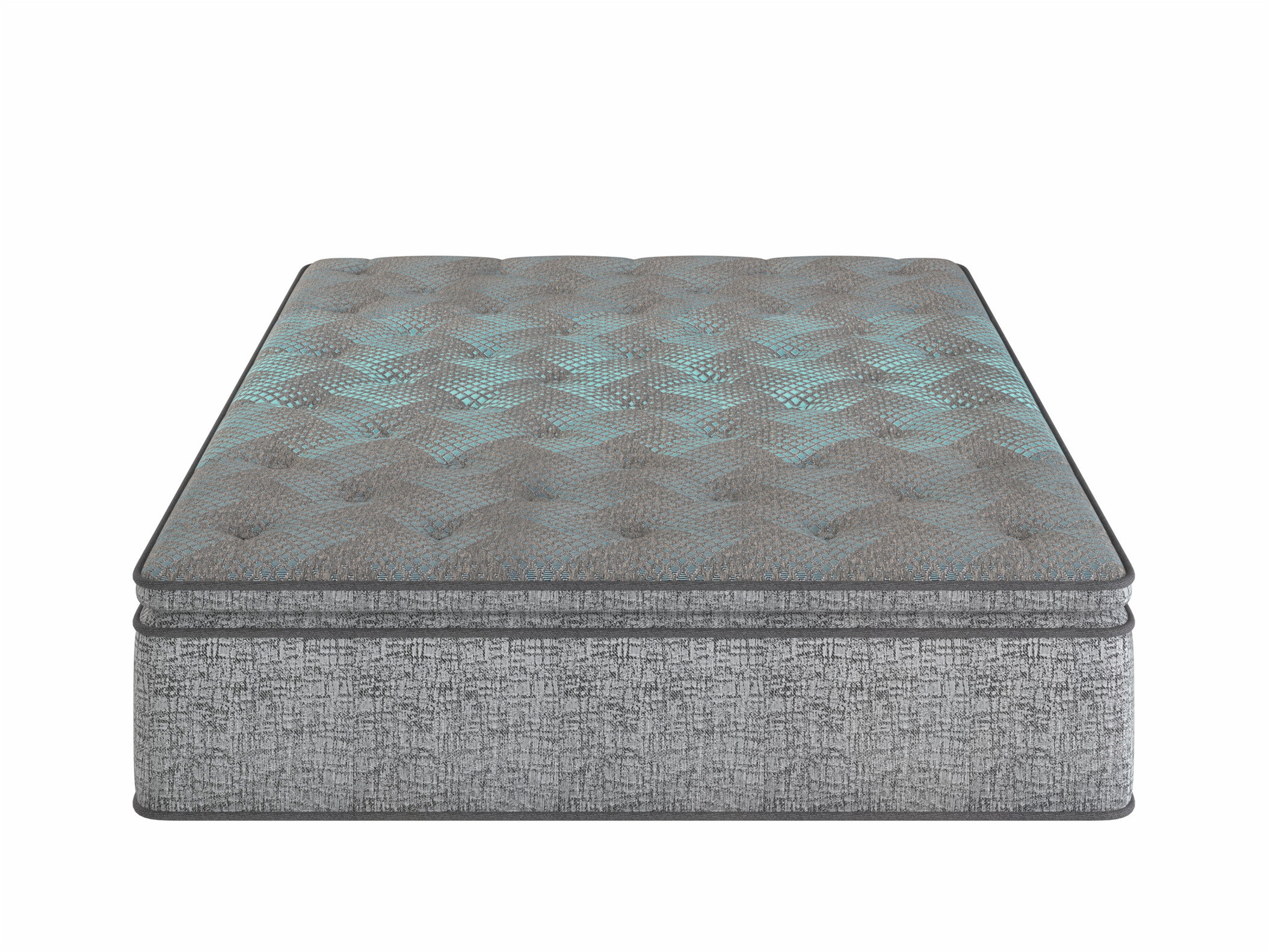 Latitude Run® Luxurious Pocketed Coil Mattress with Plush Euro Top for ...
