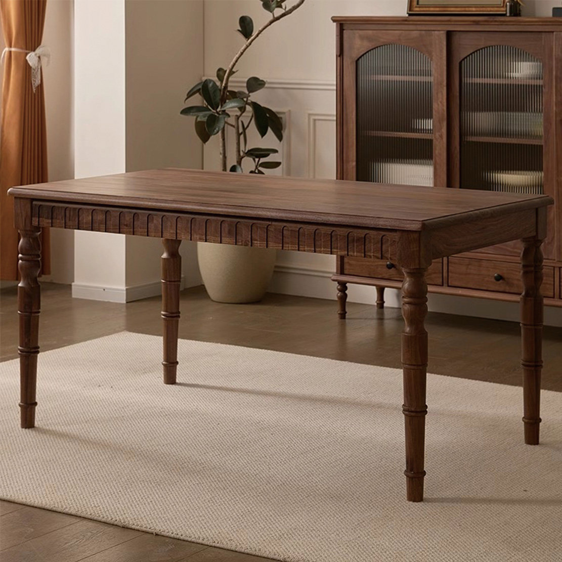 Canora Grey Vintage high appearance solid wood dining table | Wayfair
