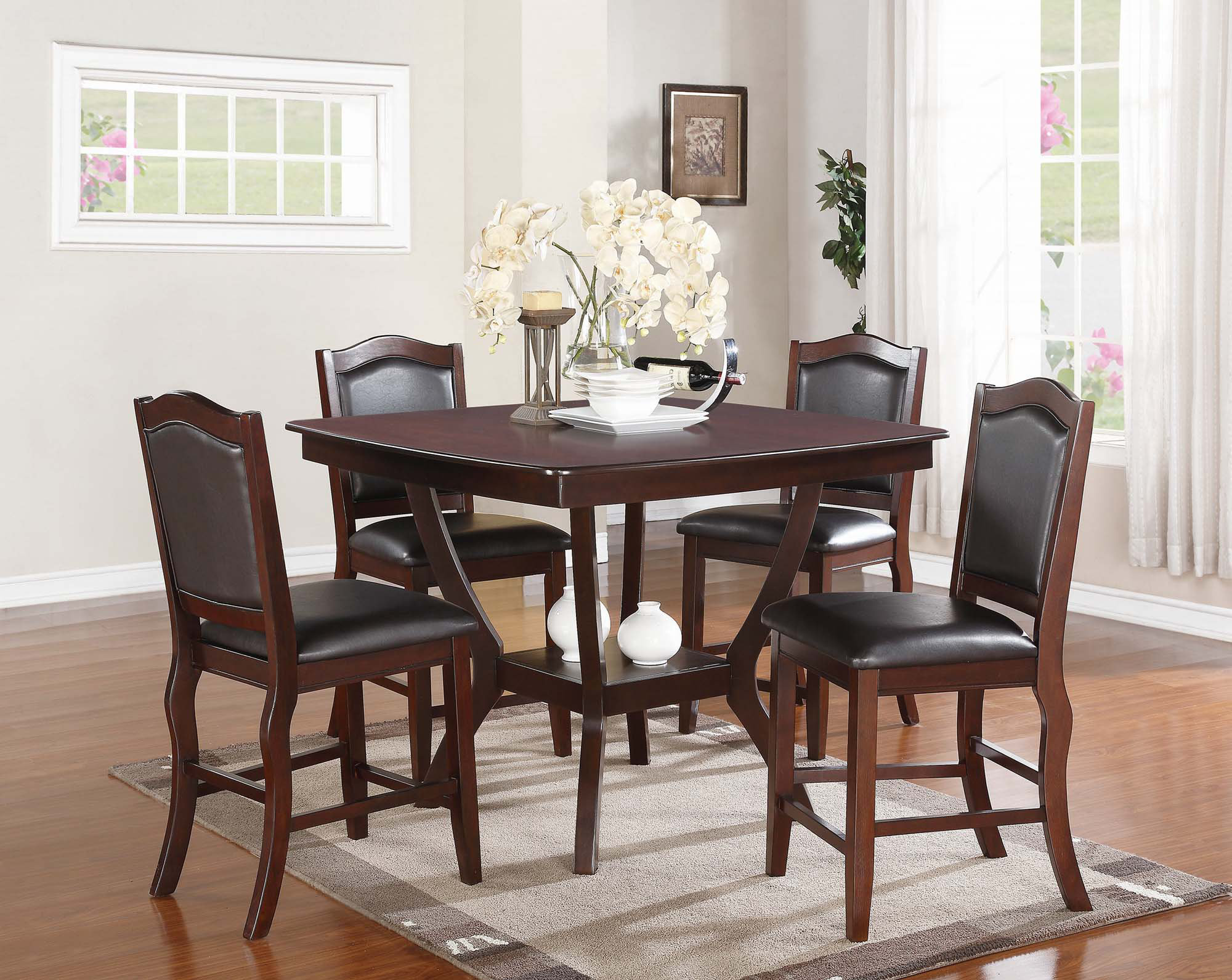 Darby Home Co Counter Height Dining Table 5Pc Set Dining | Wayfair