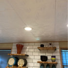 A La Maison Ceilings Country Wheat 1.6 ft. x 1.6 ft. Polystyrene Glue ...