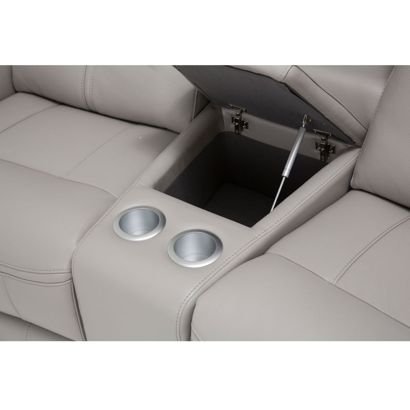 Michael Amini Mia Bella 87.25'' Rolled Arm Reclining Loveseat | Wayfair