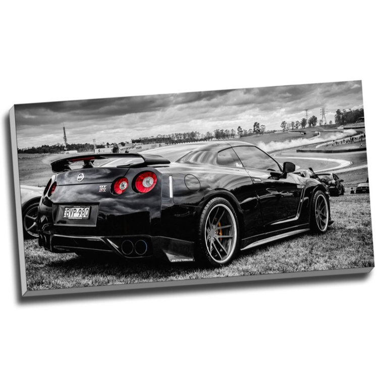 Panther Print Nissan Skyline Gtr - Wrapped Canvas Art Prints | Wayfair ...
