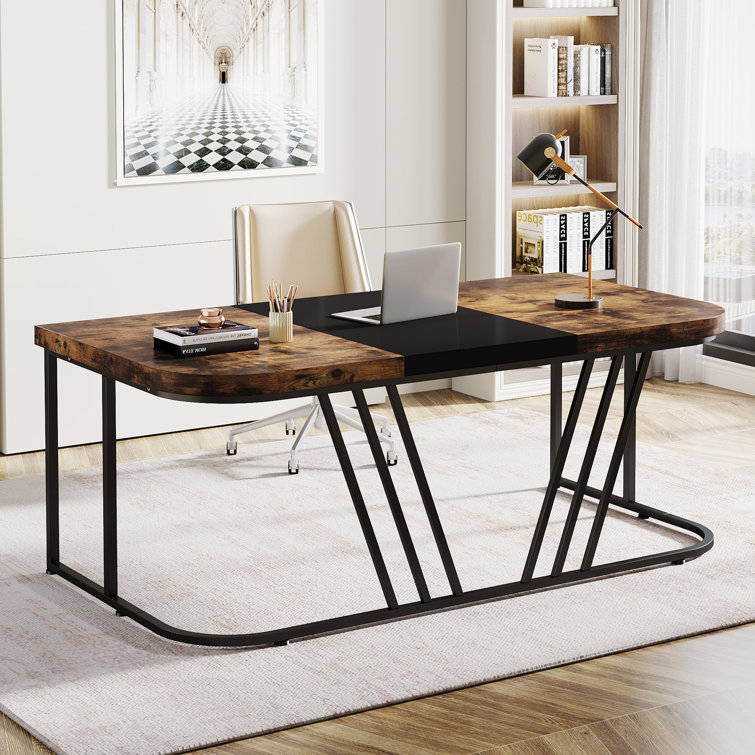 Mercer41 Kristos 63'' Executive Desk & Reviews | Wayfair