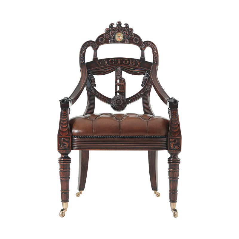 Theodore Alexander Althorp Living History Leather Armchair | Wayfair