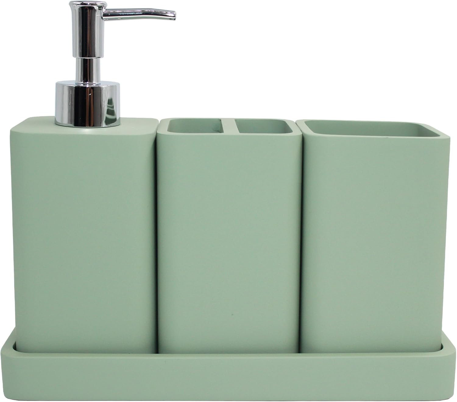 Stock Preferred 4-piece Green Bathroom Accessories Set For Modern Home ...