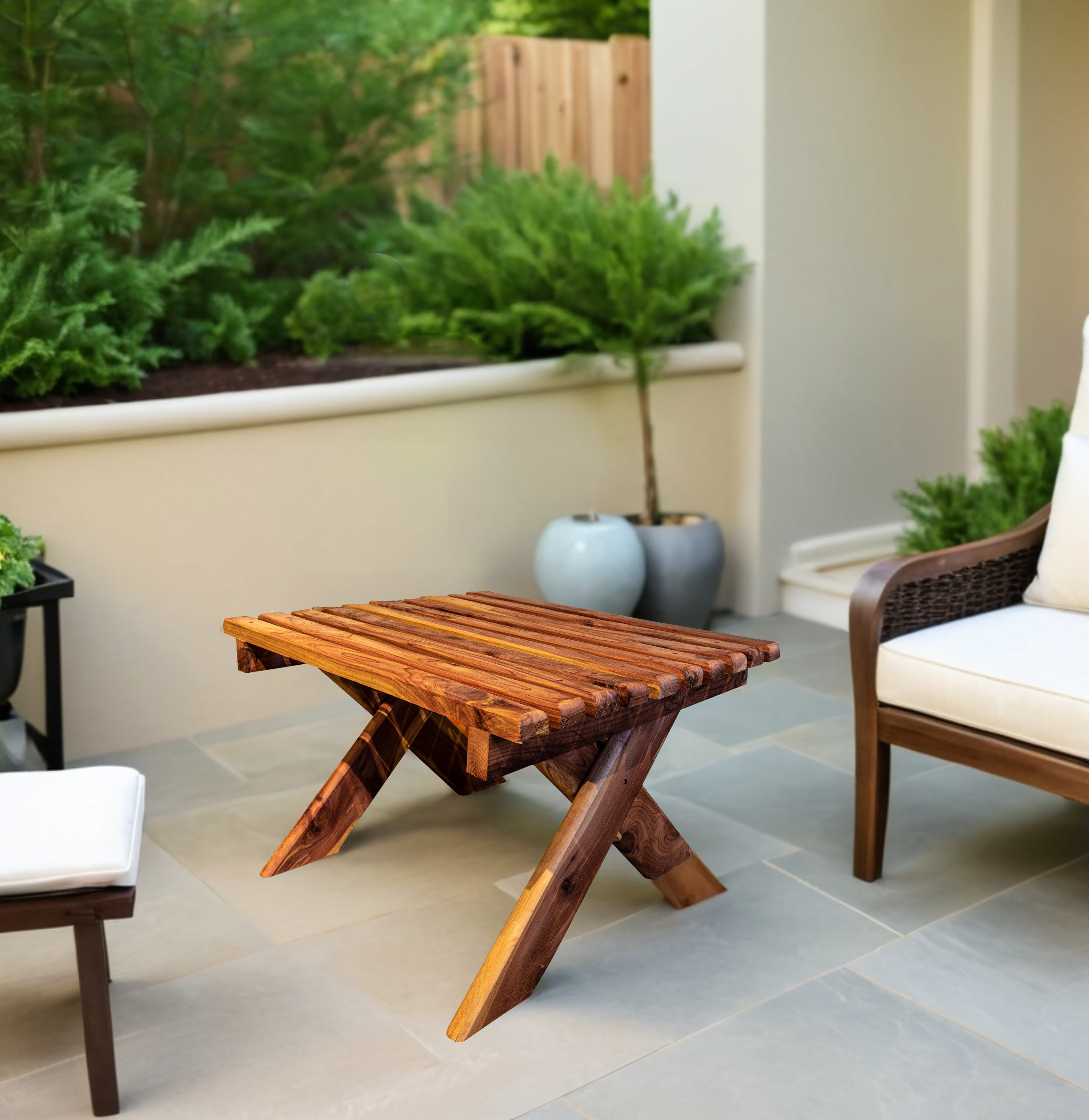 Millwood Pines Ozark Mountain Red Cedar Table - Wayfair Canada