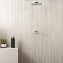 Bond Tile Auburn Ribbon 24 in. x 48 in. Porcelain Ribbed Wood Look Wall ...