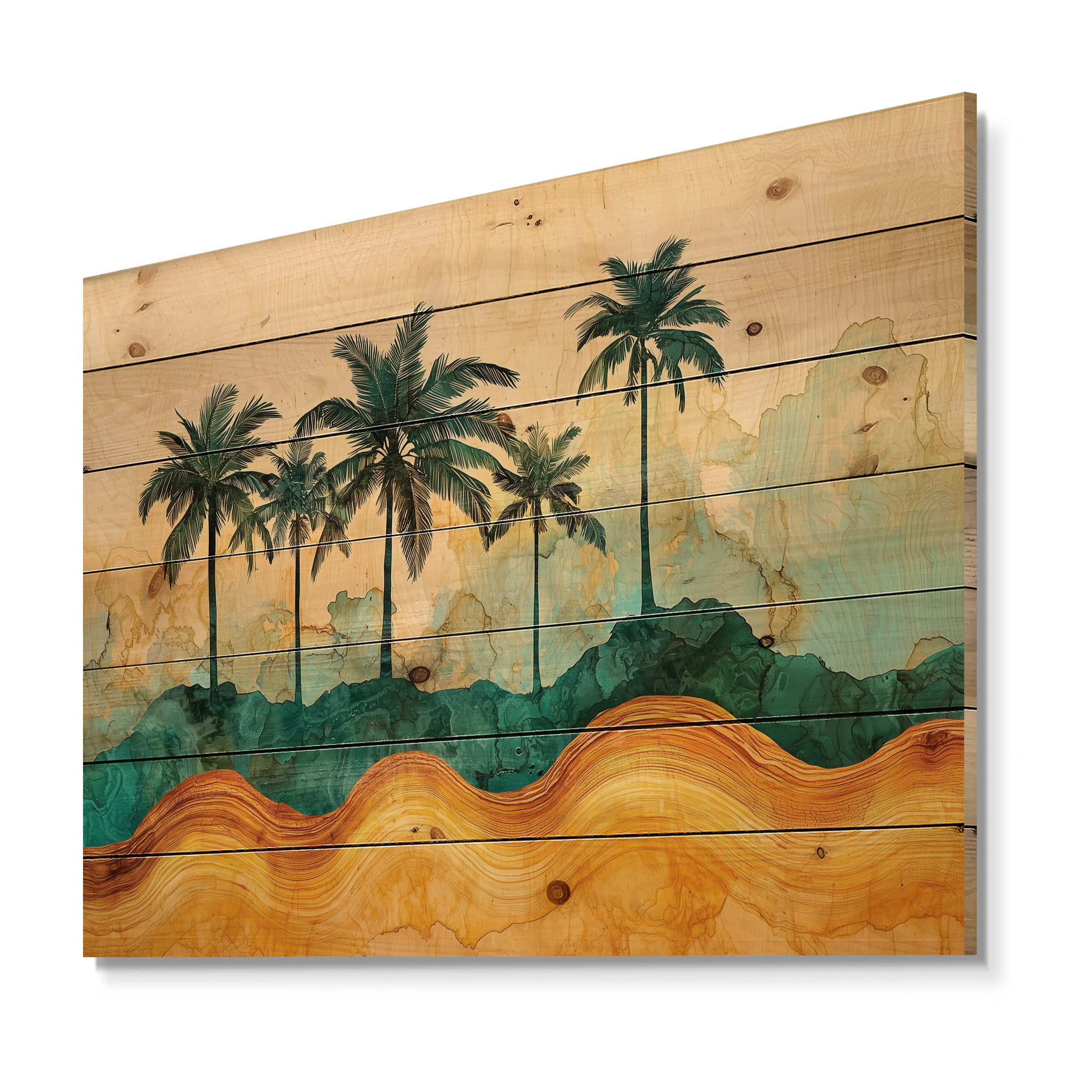 Ophelia & Co. Colorful Palm Trees In Tropical Island III - Palms & Palm ...