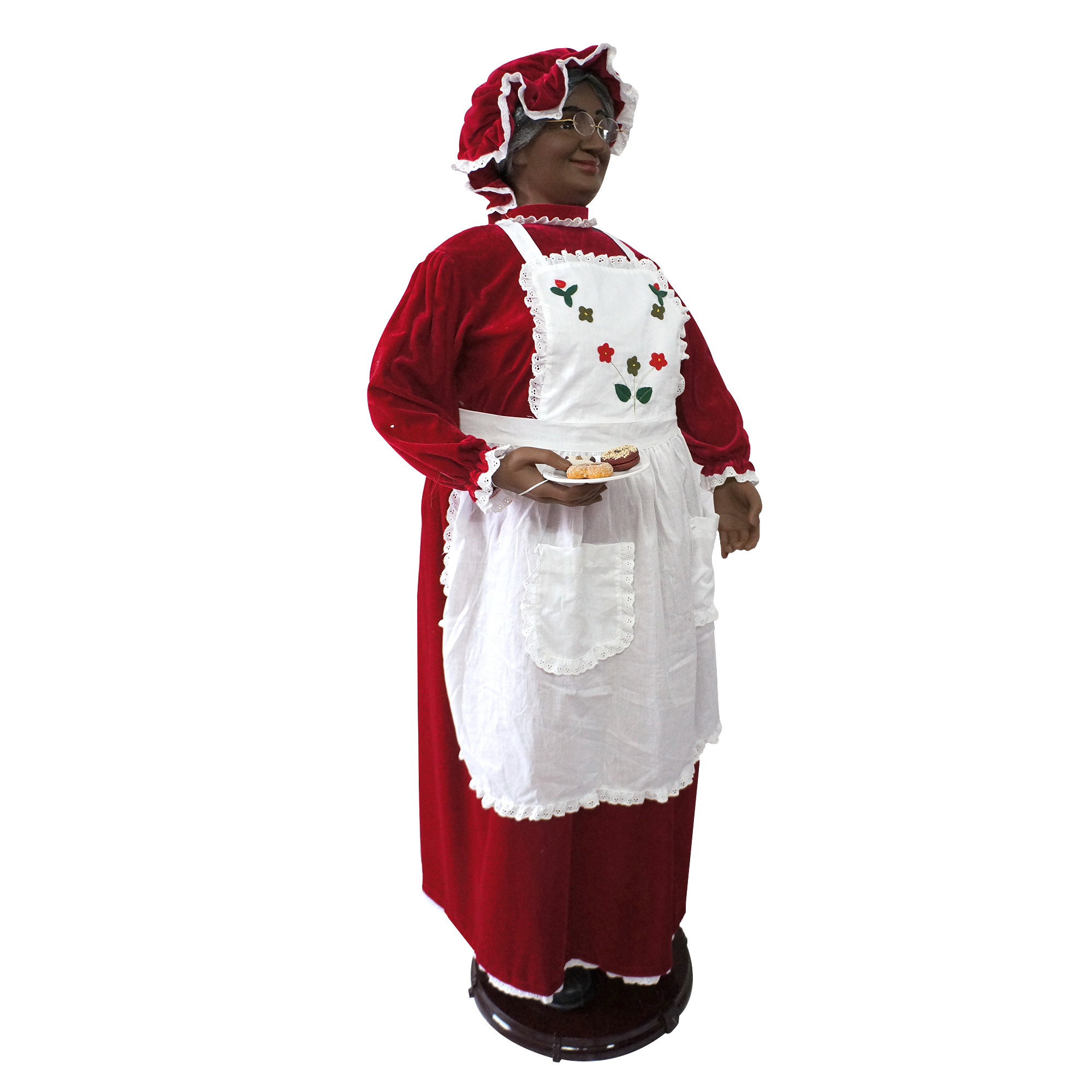 Fraser Hill Farm Life Size 58-in. African American Dancing Mrs. Claus ...