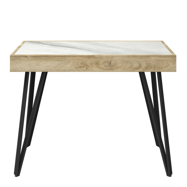 Metro Lane Kingston White Ceramic Console Table | Wayfair.co.uk