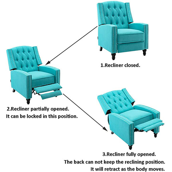 Charlton Home® Chiszar Upholstered Recliner & Reviews | Wayfair