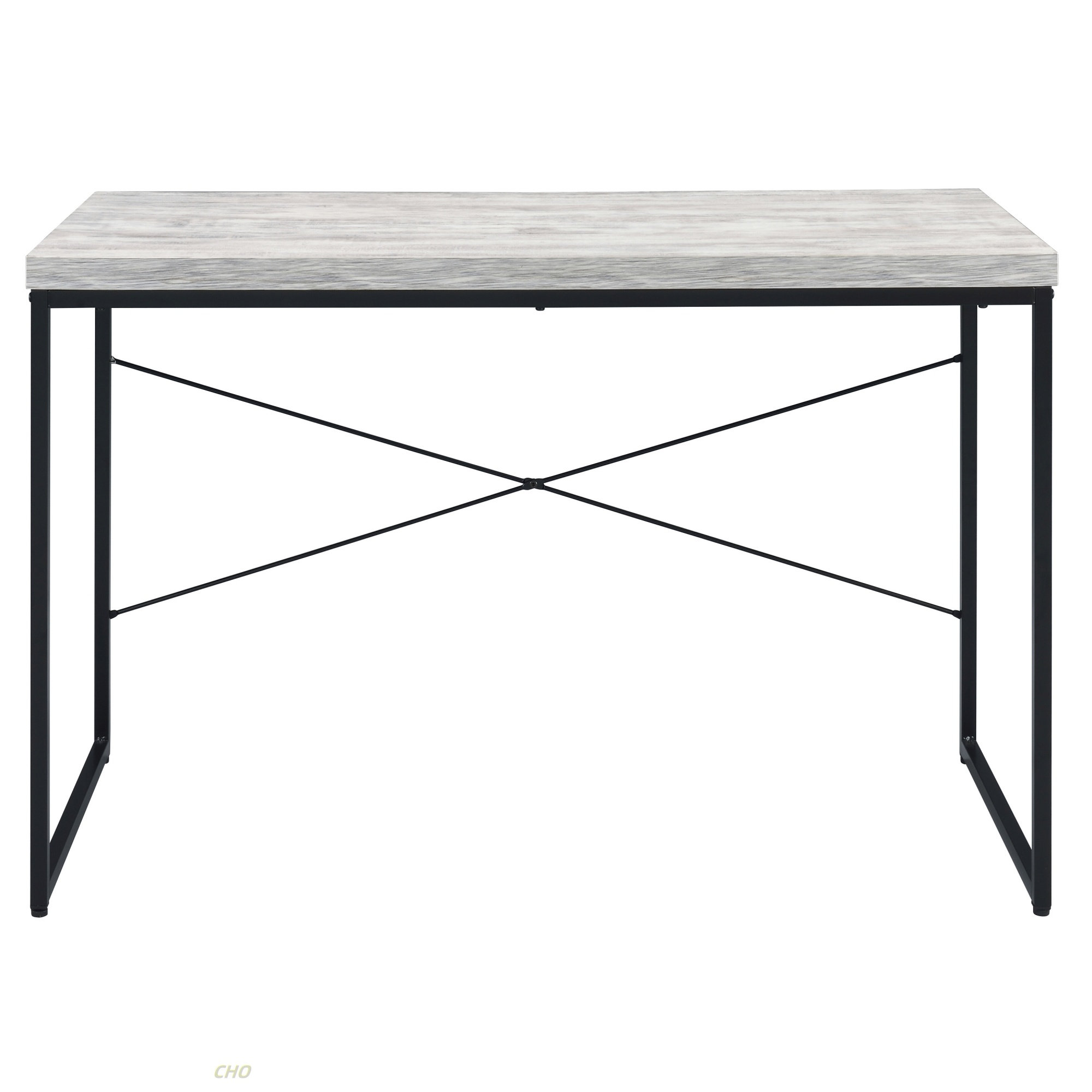 17 Stories Black Writing Desk With Metal Sled Base - Wayfair Canada
