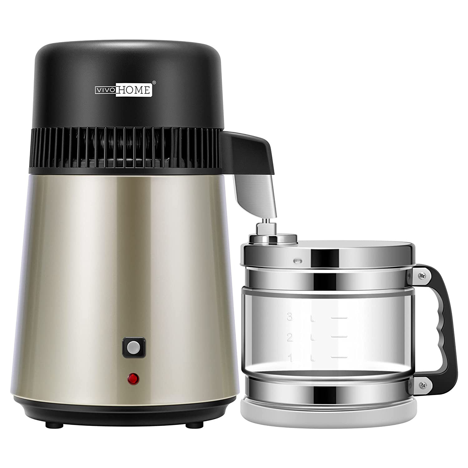 VIVOHOME 304 Stainless Steel Countertop Distilled Water Machine With An ...