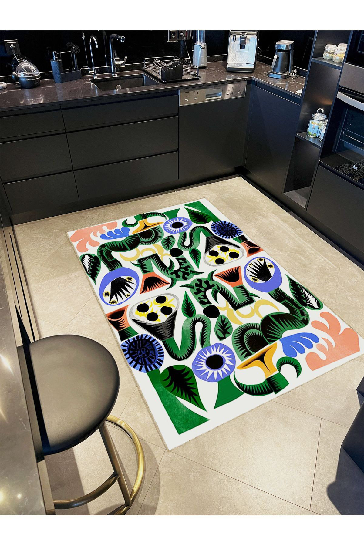 Hokku Designs Saturn Collection Modern Soft Pile Area Rug | Wayfair