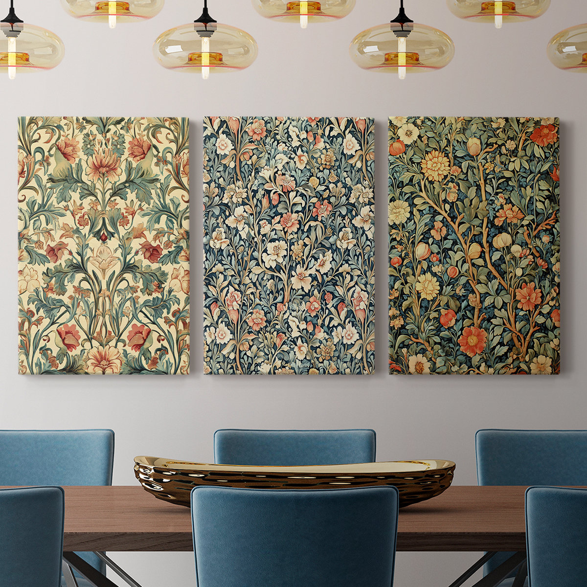 House of Hampton® WM Morris Homage Series CC -Premium Gallery Wrapped ...