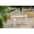 Astoria Grand Patio Garden Bench, Metal Park Bench With Floral Rose ...