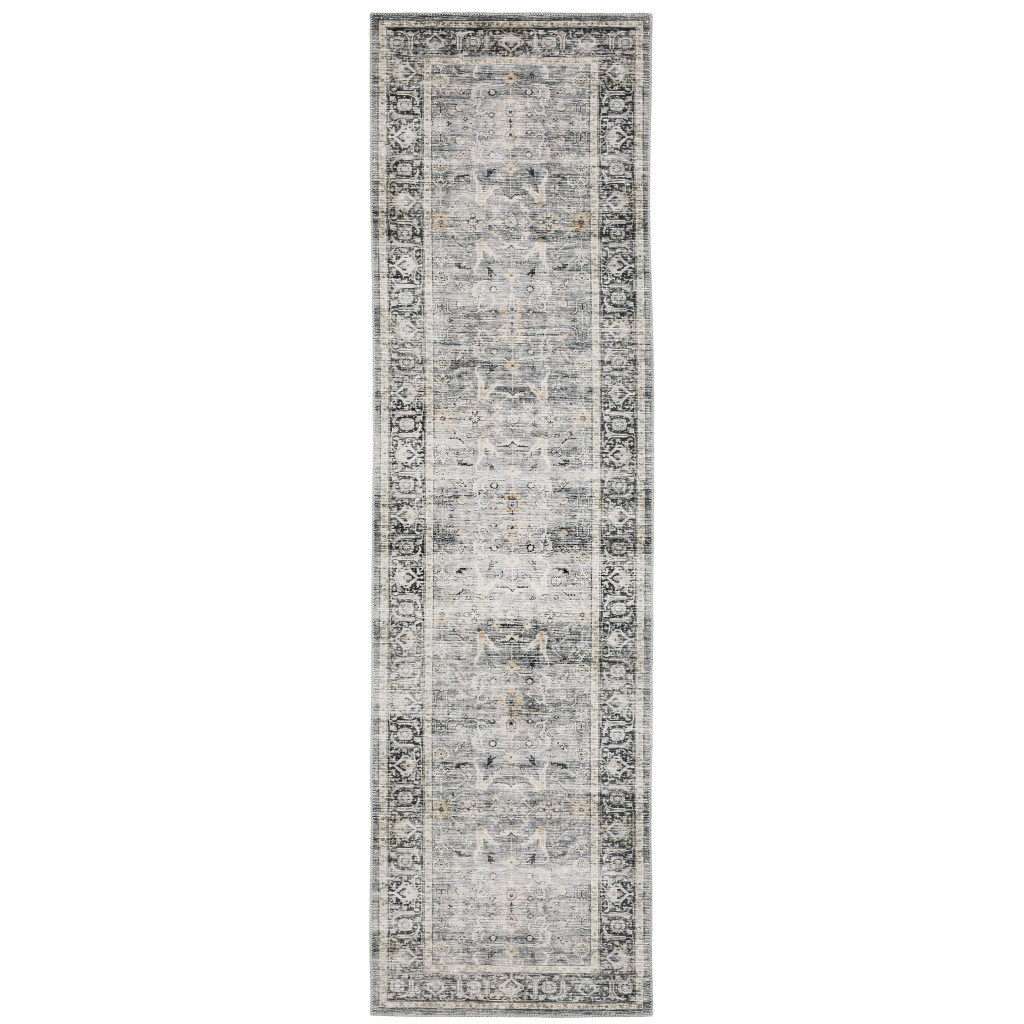 Lark Manor Tapis gris anthracite / ivoire Strouth Performance et ...