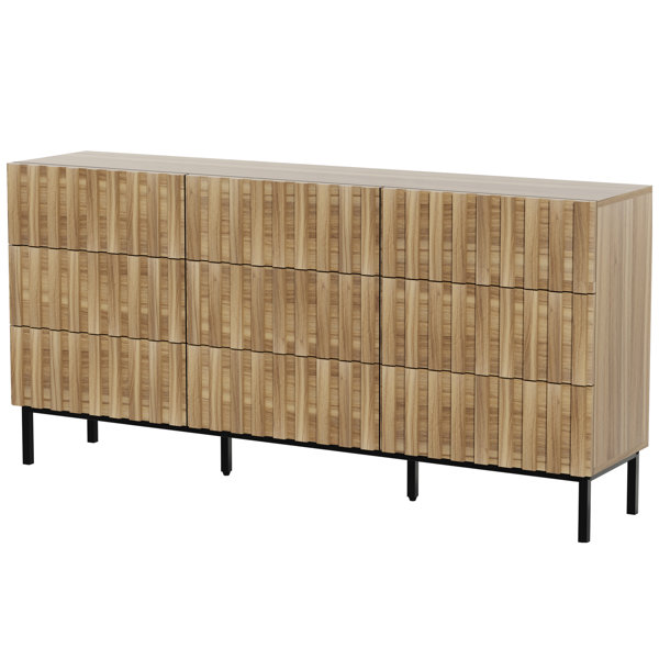 Latitude Run® Sevyn 9 - Drawer 59.1 " W Dresser & Reviews | Wayfair