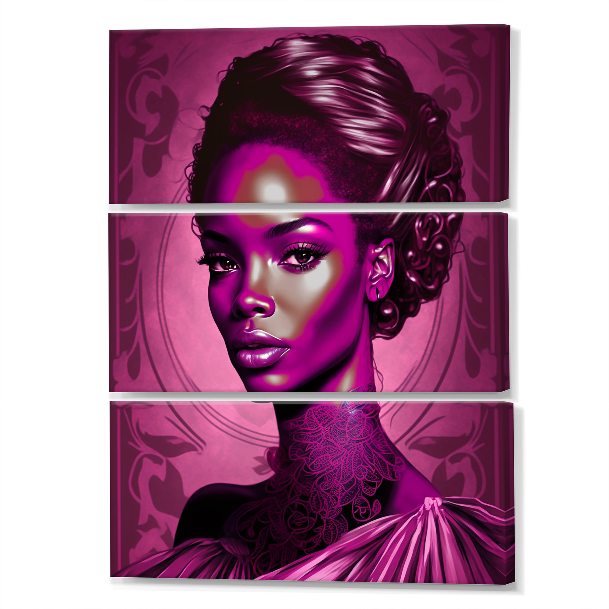 Dakota Fields Beautiful Retro African American Model IV 3 Pieces | Wayfair