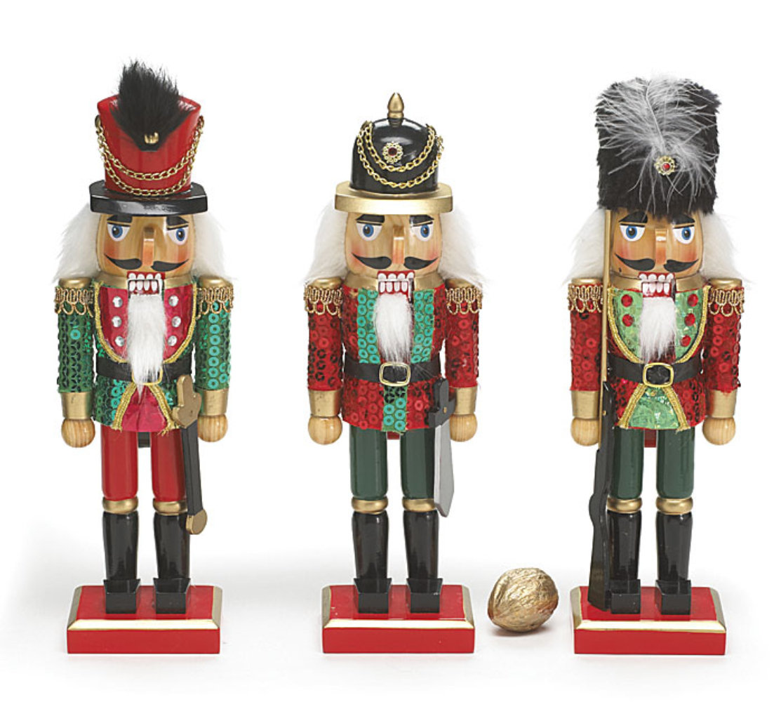 Mercury Row® 3 Piece 10" Nutcracker Set & Reviews | Wayfair